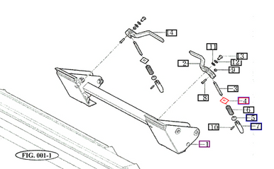 PLATE, Spring 38X4.5T **Item#4** (86002006140)