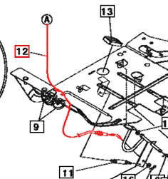 Mahindra Foot Accelerator Cable 10440216000 For 2415 2516 And Max 26 ...