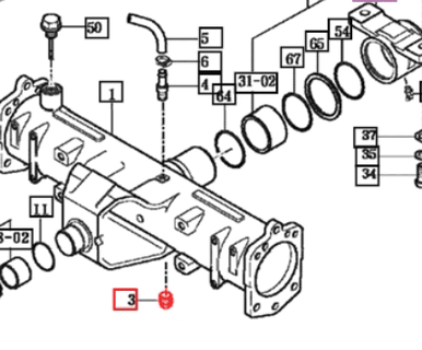 Mahindra Square Plug V7811600008 V7811600080 V7821000008 V7811000008 ...