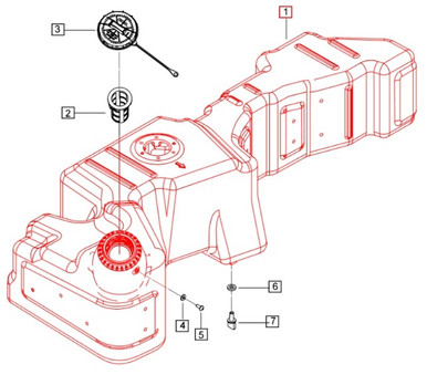 Mahindra Fuel Tank (007639033V91) for 5100 Series Tractors including ...