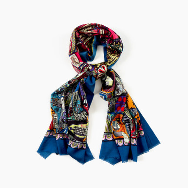 Grayson Perry, Map of Truths and Beliefs scarf