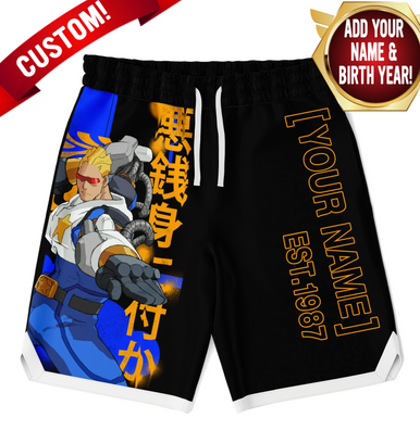 Personalized Captain Commando Basketball Shorts - Image Apparel | Light ...
