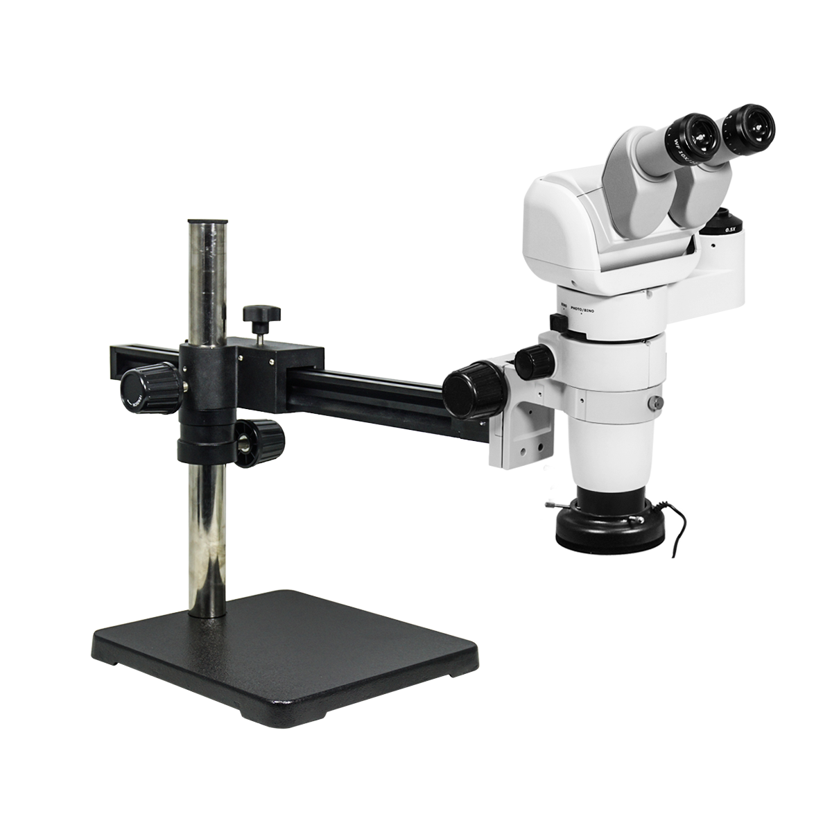 8-50X Polarizing LED Light Eyepiece Field of View Dia. 22mm Trinocular ...