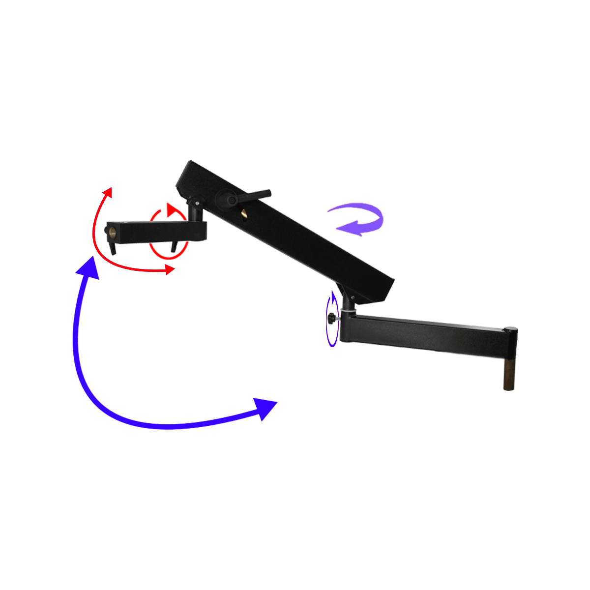 Microscope Flexible Articulating Arm (No Base, Arm Only) | Boli Optics ...