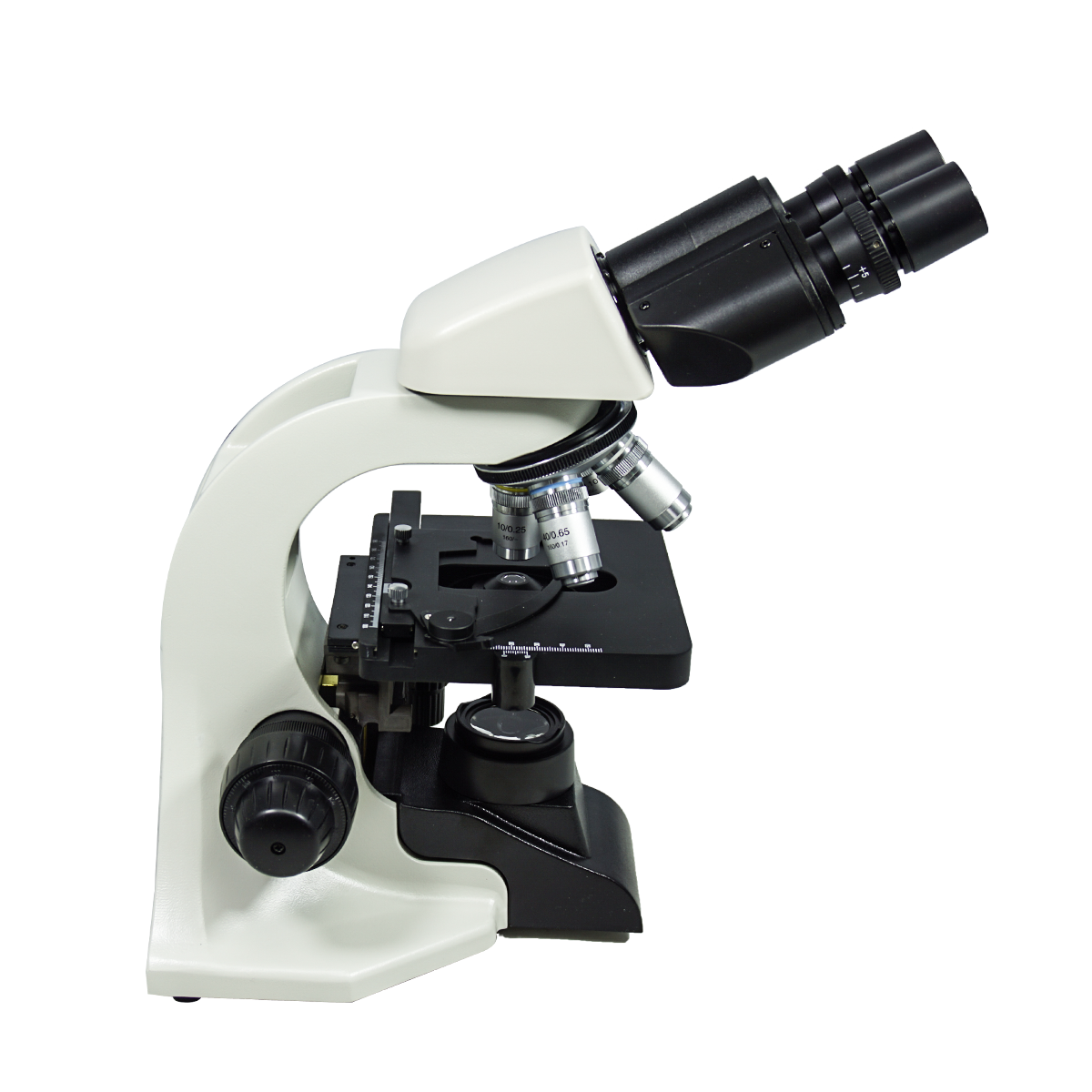 40-1000X LED Coaxial Transmitted Light XY Stage Travel Distance 75x50mm Binocular Biological ...