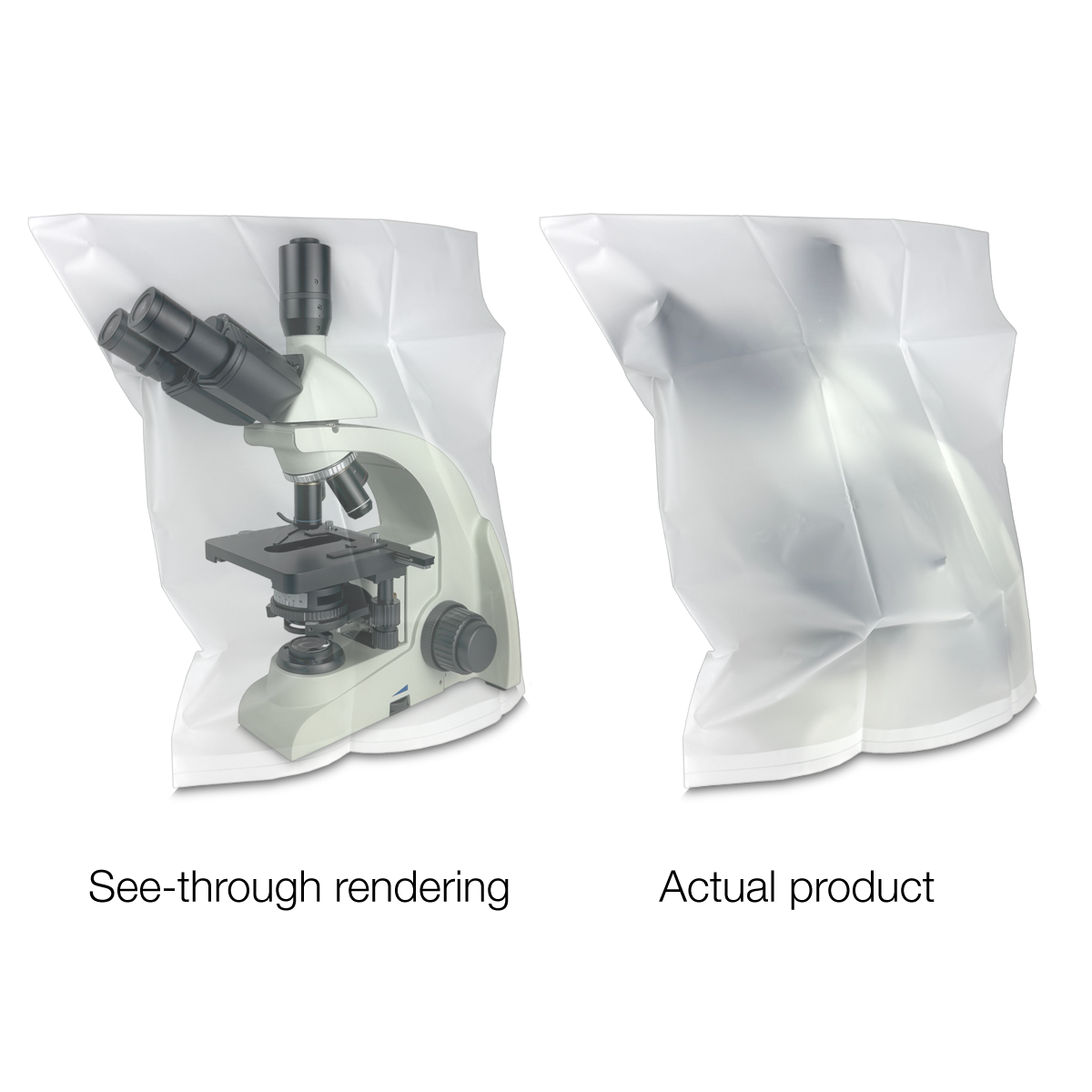 Microscope Dust Cover (Frosted) | Boli Optics Microscope Store