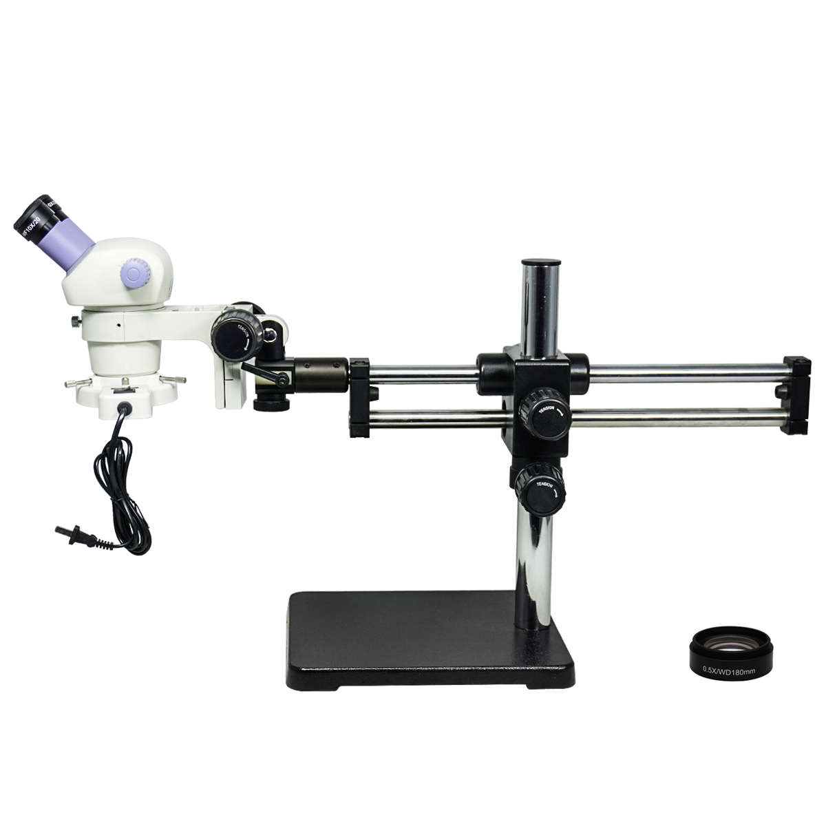 0.35-30X Dual Arm Stand Fluorescence Light Binocular Zoom Stereo ...