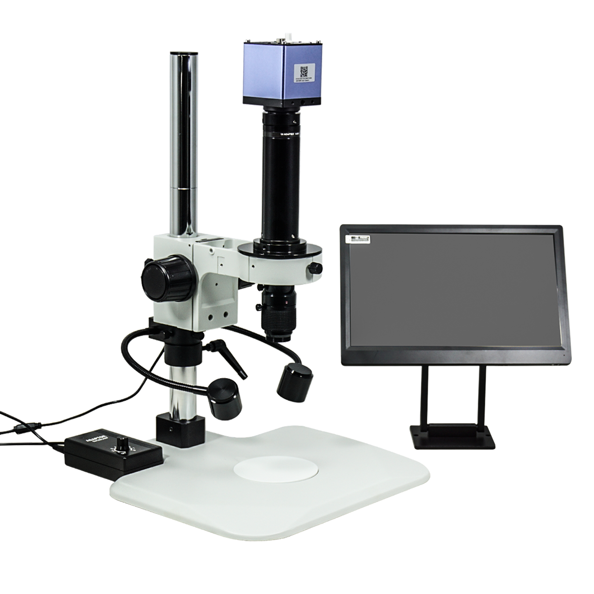 0.7-4.5X 2.0 Megapixels CMOS LED Light Post Stand Video Zoom Microscope ...