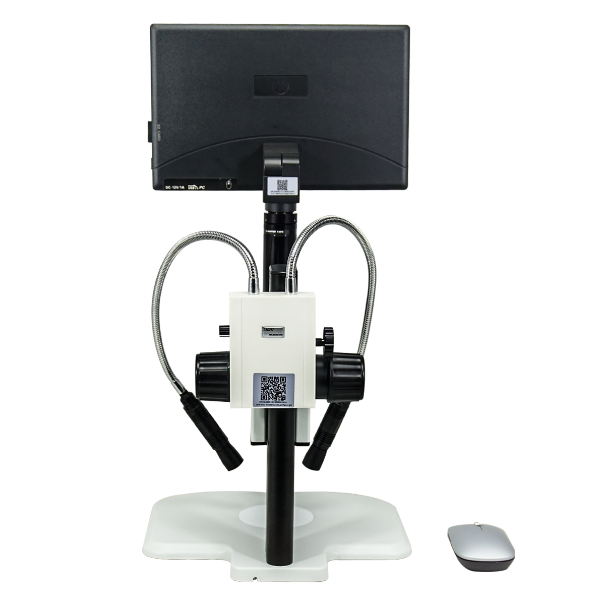 0.58-7X 2.0 Megapixels CMOS LED Light Track Stand Video Zoom Microscope ...