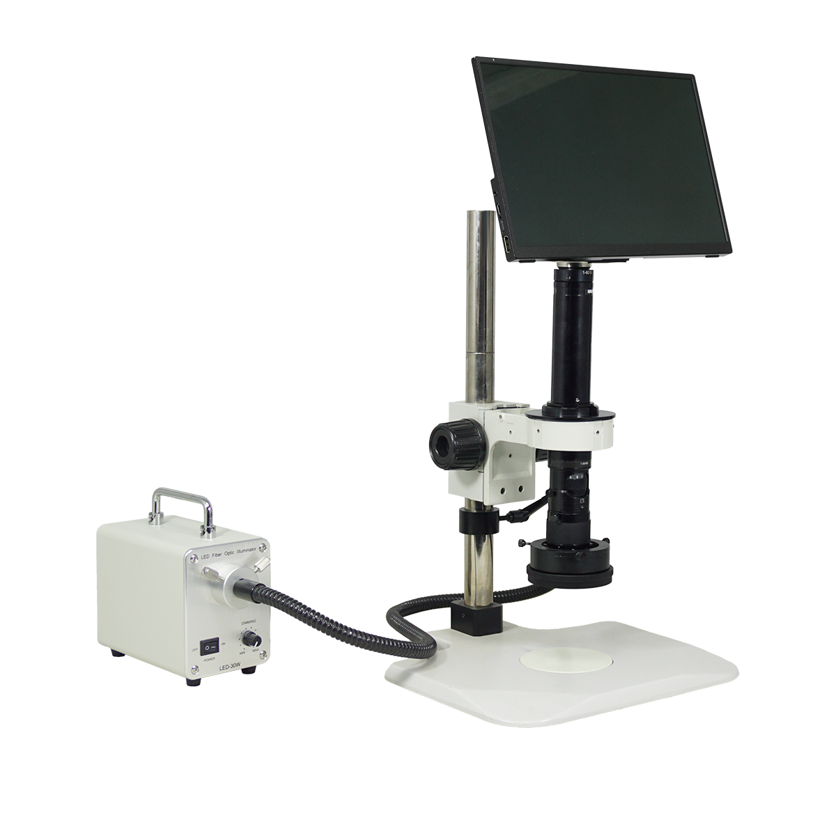 0.58-7X 8 Megapixels CMOS LED Light Post Stand Video Zoom Microscope ...