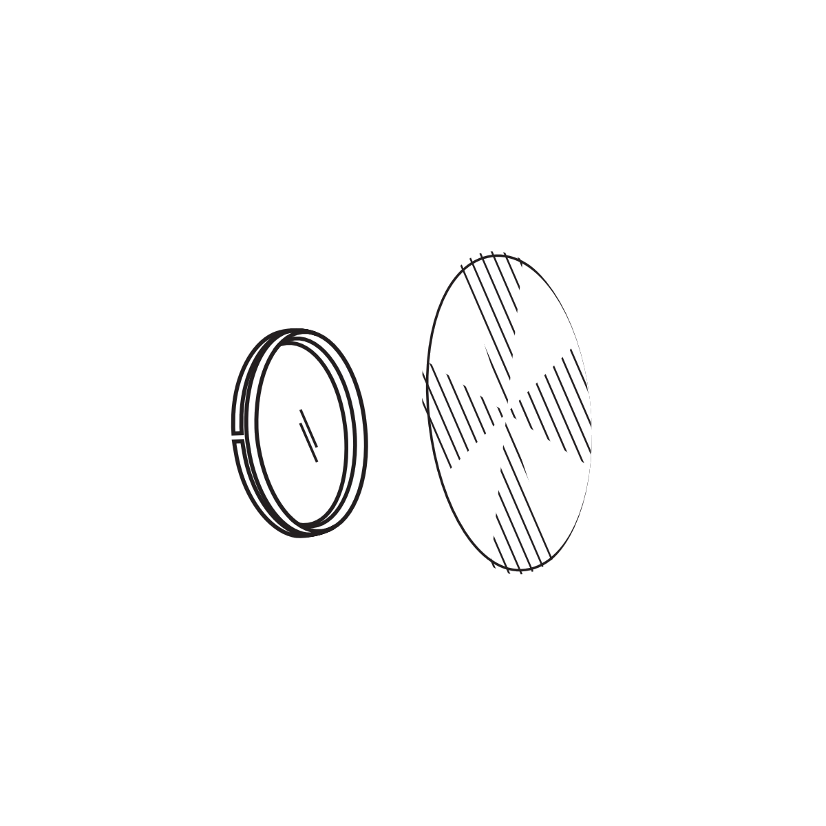 Segmented Polarizer Set SCHOTT-Visi-400.555 | Boli Optics Microscope Store