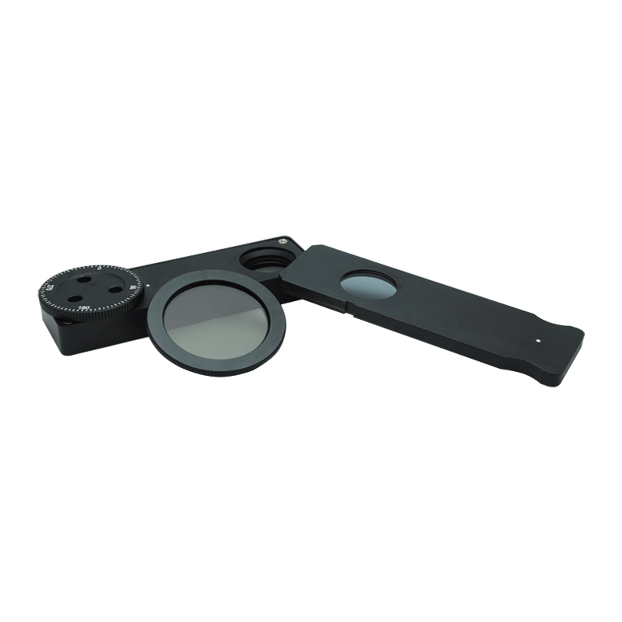 Simple Rotating Polarizer And Analyzer Kit For Mt0302 Microscopes With Orientation Control Boli