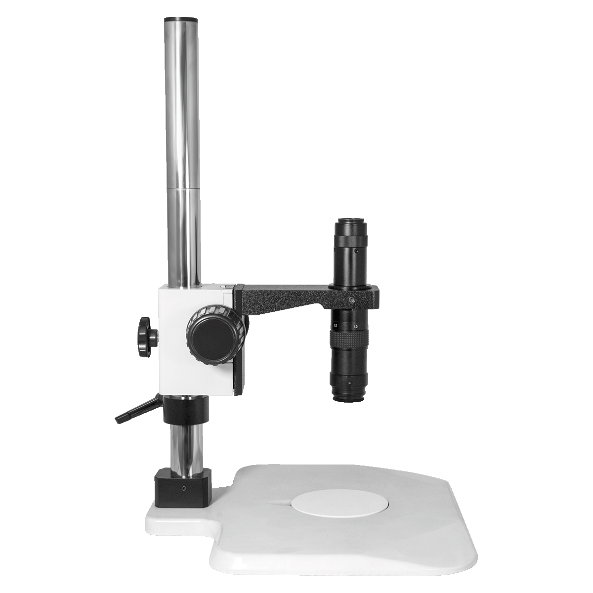 0.35X-2.25X Industrial Inspection Video Zoom Microscope, Post Stand ...
