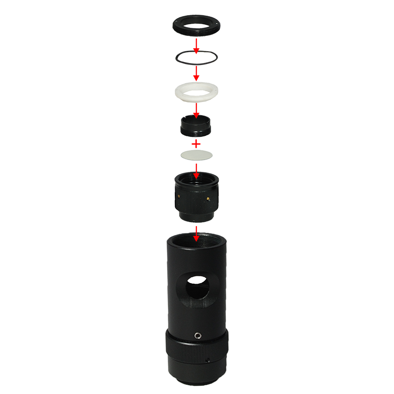 1X Adjustable Microscope Coupler C-Mount Aapter 25.4mm | Boli Optics ...