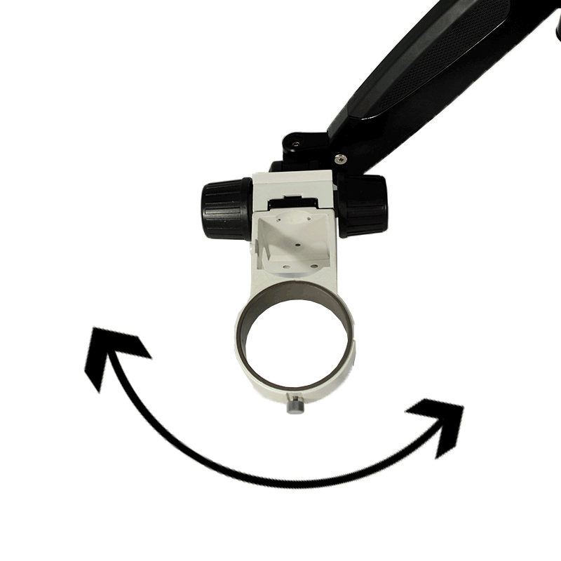 Pneumatic Articulating Arm Clamp Stand for Stereo Microscopes, 85mm ...