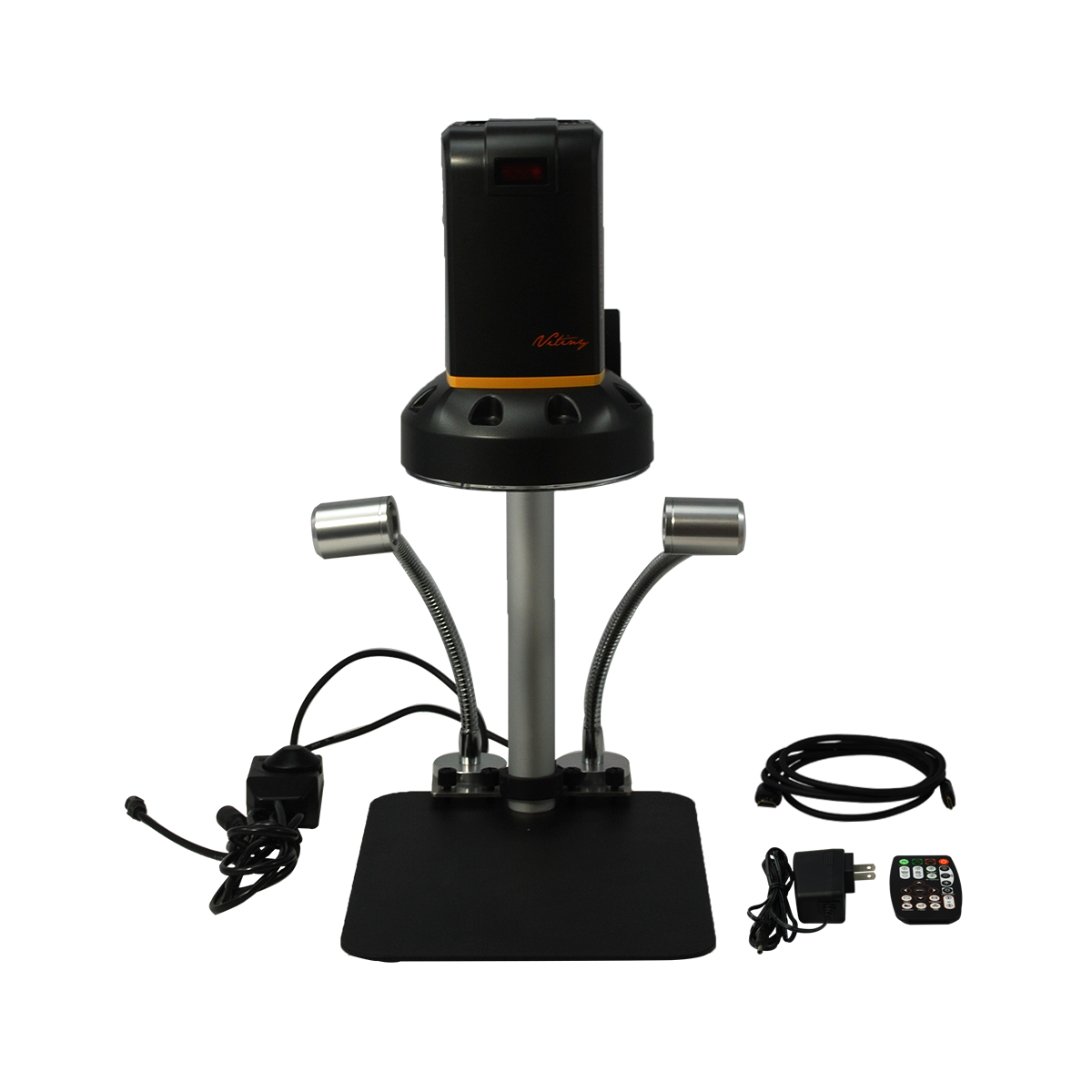 Vitiny 12X-132X Digital Microscope, LED Light, 2.0 MP USB 2.0 HDMI ...