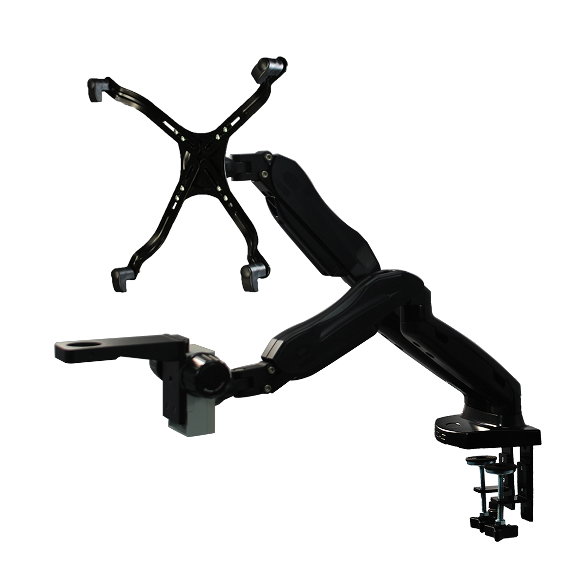 Dual Pneumatic Articulating Arm Clamp Stand for Stereo Microscopes ...