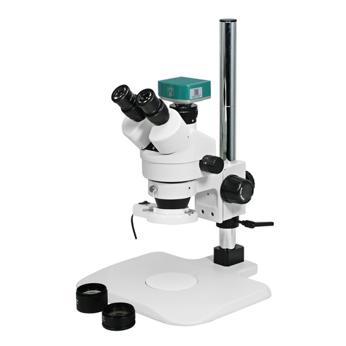 3.5-90X Fluorescence Light Eyepiece Field of View Dia. 20mm Trinocular ...