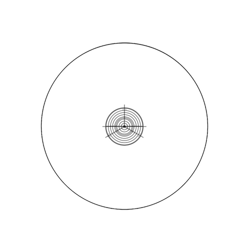 Concentric Circles Reticle RT20112111 | Boli Optics Microscope Store