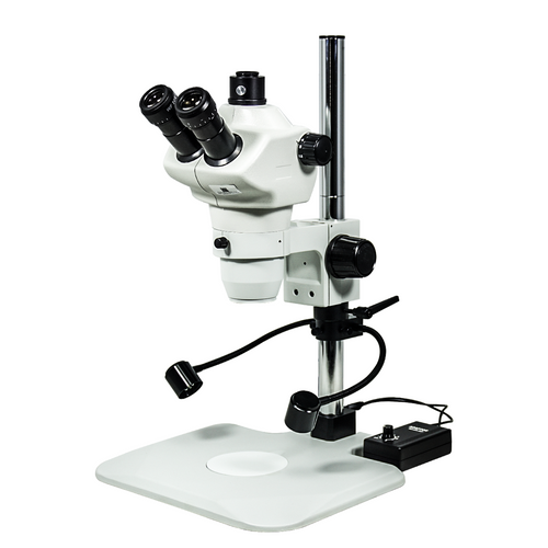 8-50X LED Light Post Stand Trinocular Zoom Stereo Microscope SZ02030252 ...