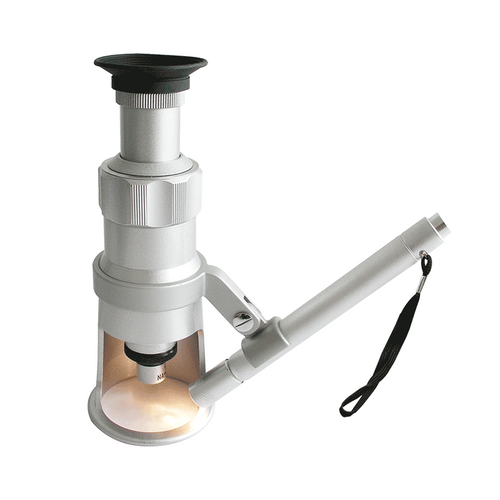 100X LED Reflection Light 100X Portable Measurement Microscope ...