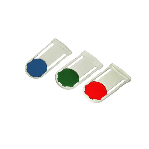 30mm Color Filter Kit for Compound Microscopes (Red, Green, Blue ...