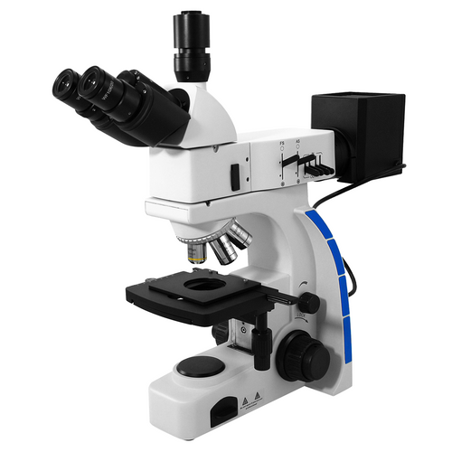 100X-800X Metallurgical Microscope, Trinocular, Halogen Light, Bright ...