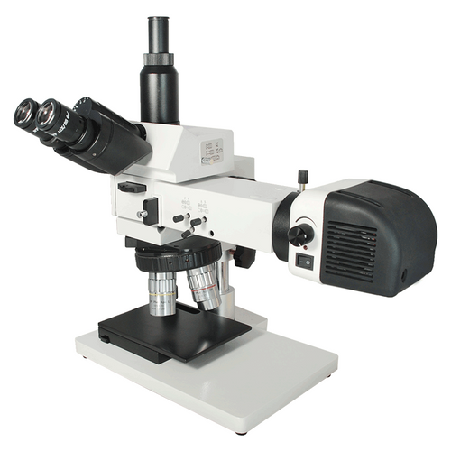 50X-500X Metallurgical Microscope, Trinocular, LED Light, Bright Field ...