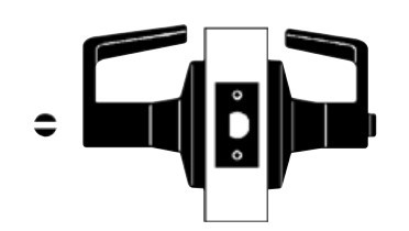 Falcon W-Series Cylindrical Lockset, Privacy Function - CookandBoardman.com