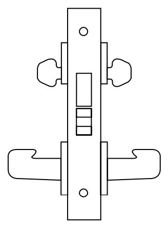 Sargent 8200 Series Heavy Duty Mortise Lockset, Store Door (8226 ...