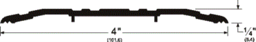 Pemko 270 Saddle Threshold - CookandBoardman.com