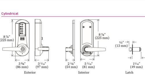 Simplex 5000 Series Cylindrical Lock - CookandBoardman.com