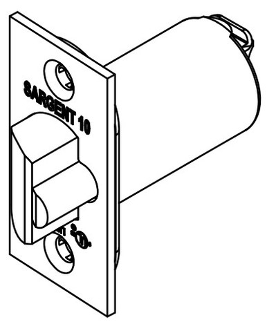 Sargent Latch for 10-Line Cylindrical Locks - CookandBoardman.com