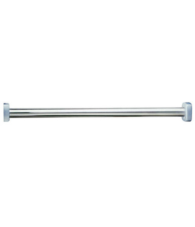 Bobrick B-6047 Shower Rod - 1"Dia. Tube, Square Flanges ...