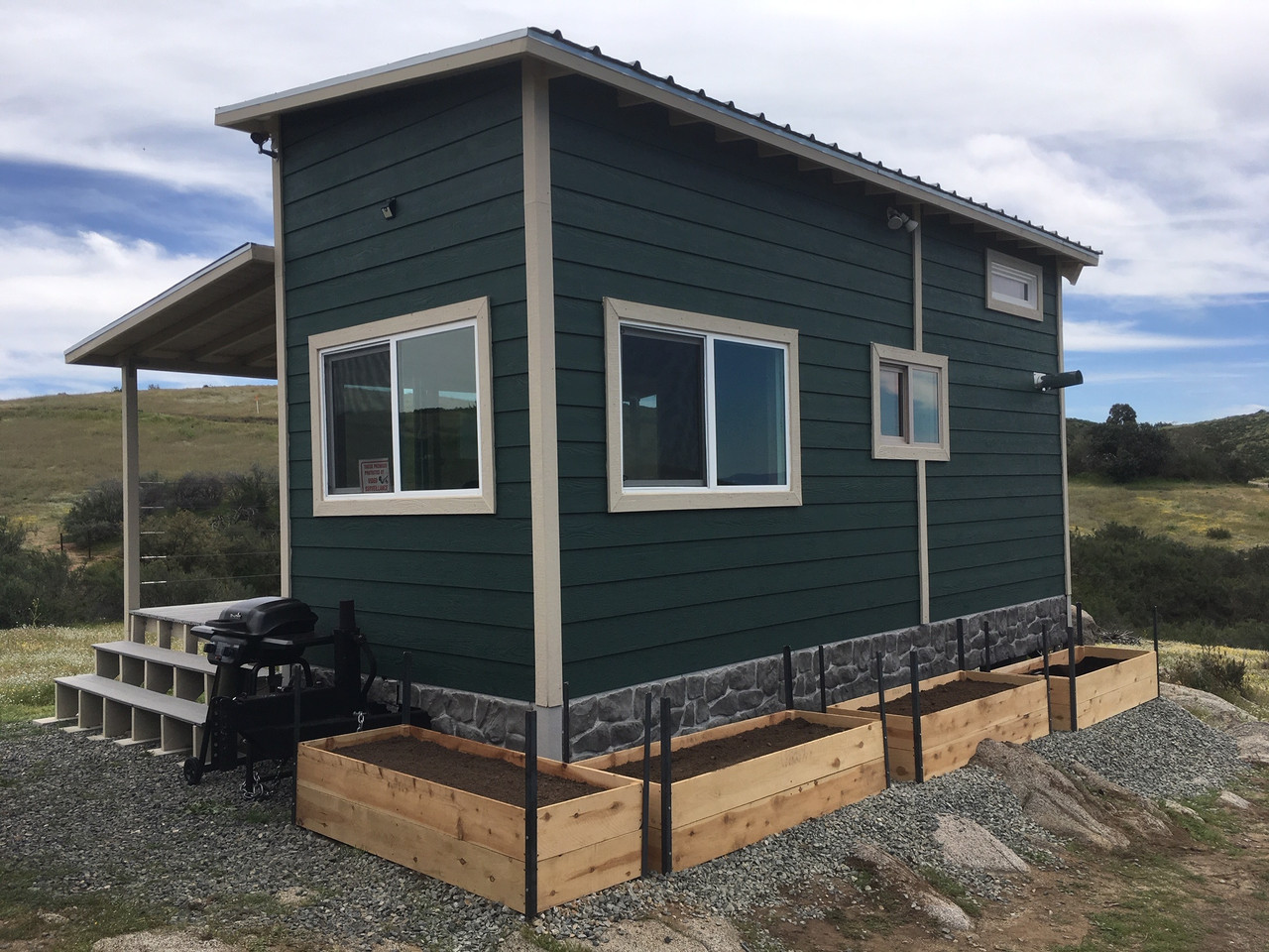 Building a Tiny House Foundation with Novik Fieldstone - Barron Designs