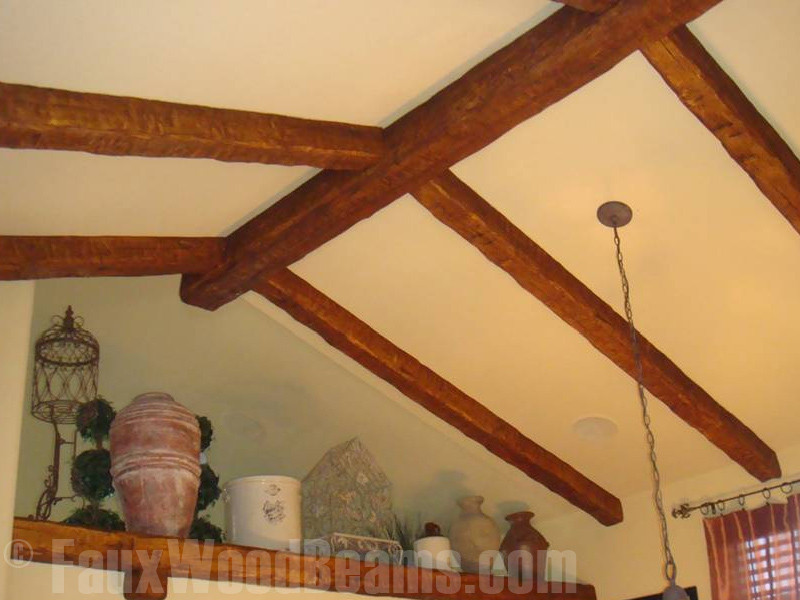Drywall Ceiling Remodels with Faux Beams - Barron Designs