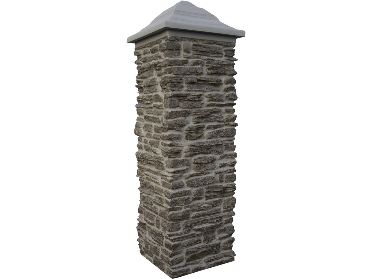 Ashford Ledgestone Column Post Cover - Wide - 1pc - Barron Designs