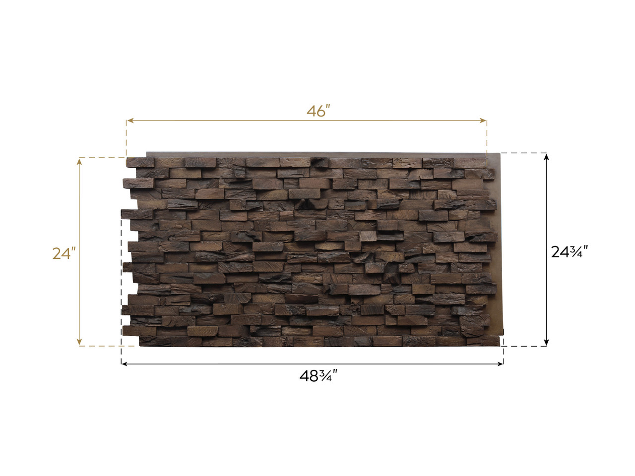 Faux Wood Grain Wall