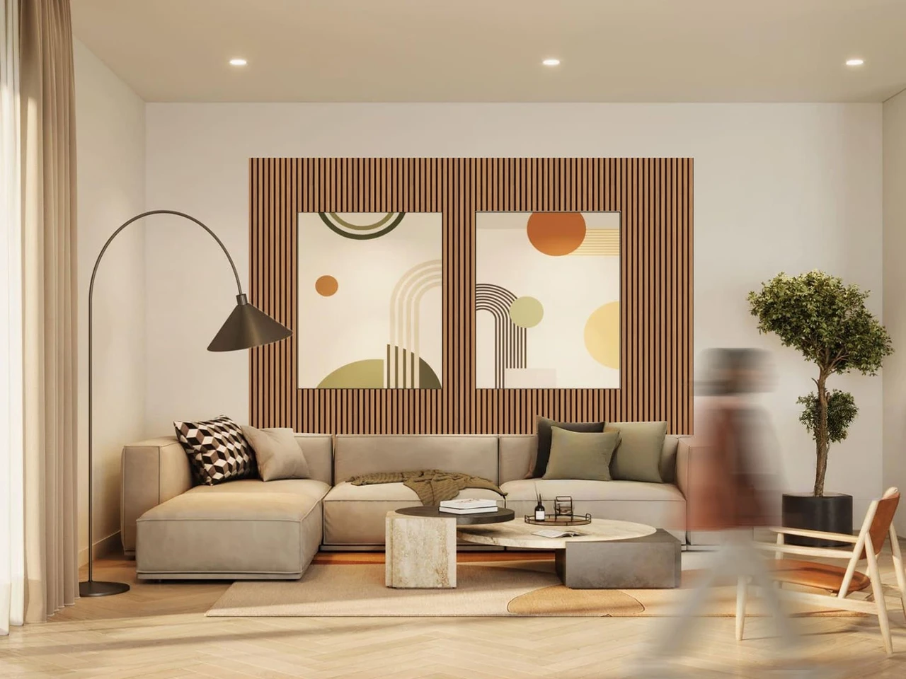 Maple Slat Wood Acoustic Wall Panels