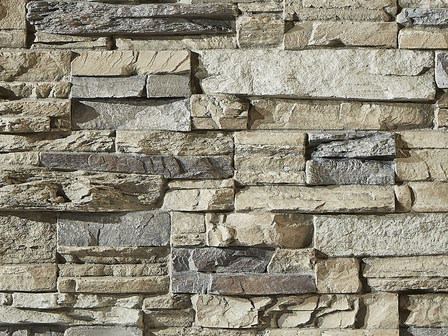 River Rock Grouted Filler Panel - Tall