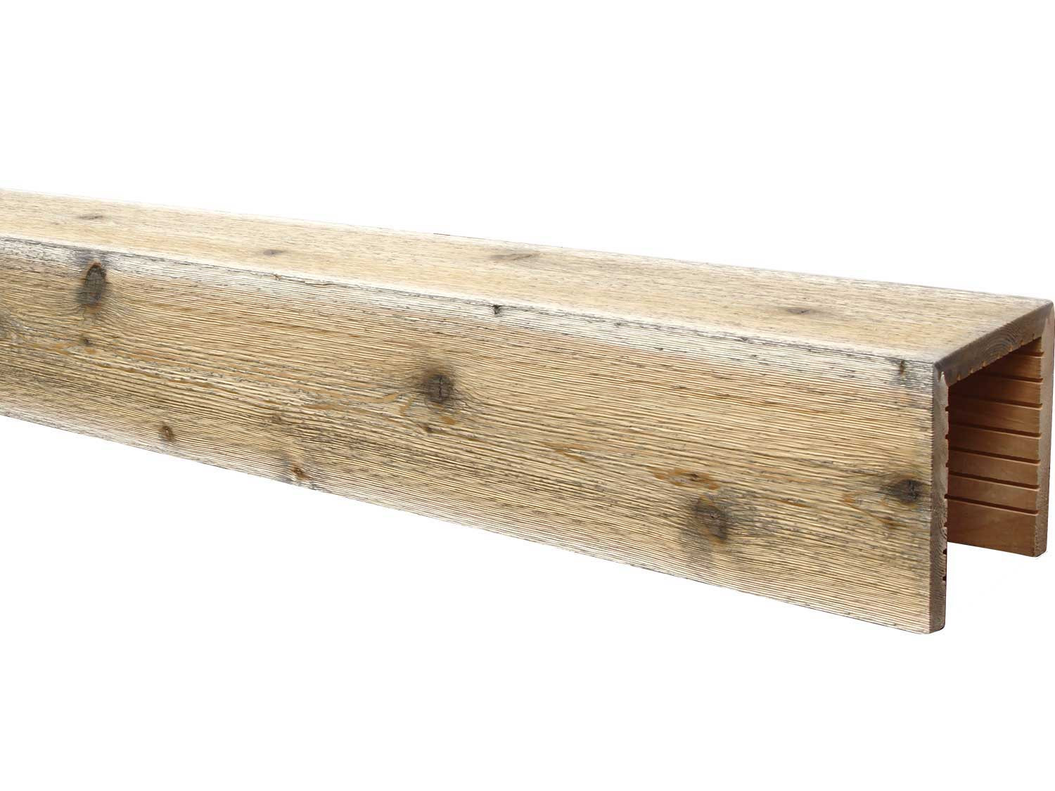 Wire Brushed Wood Beams | 8 Colors & Size Customization - Barron Designs