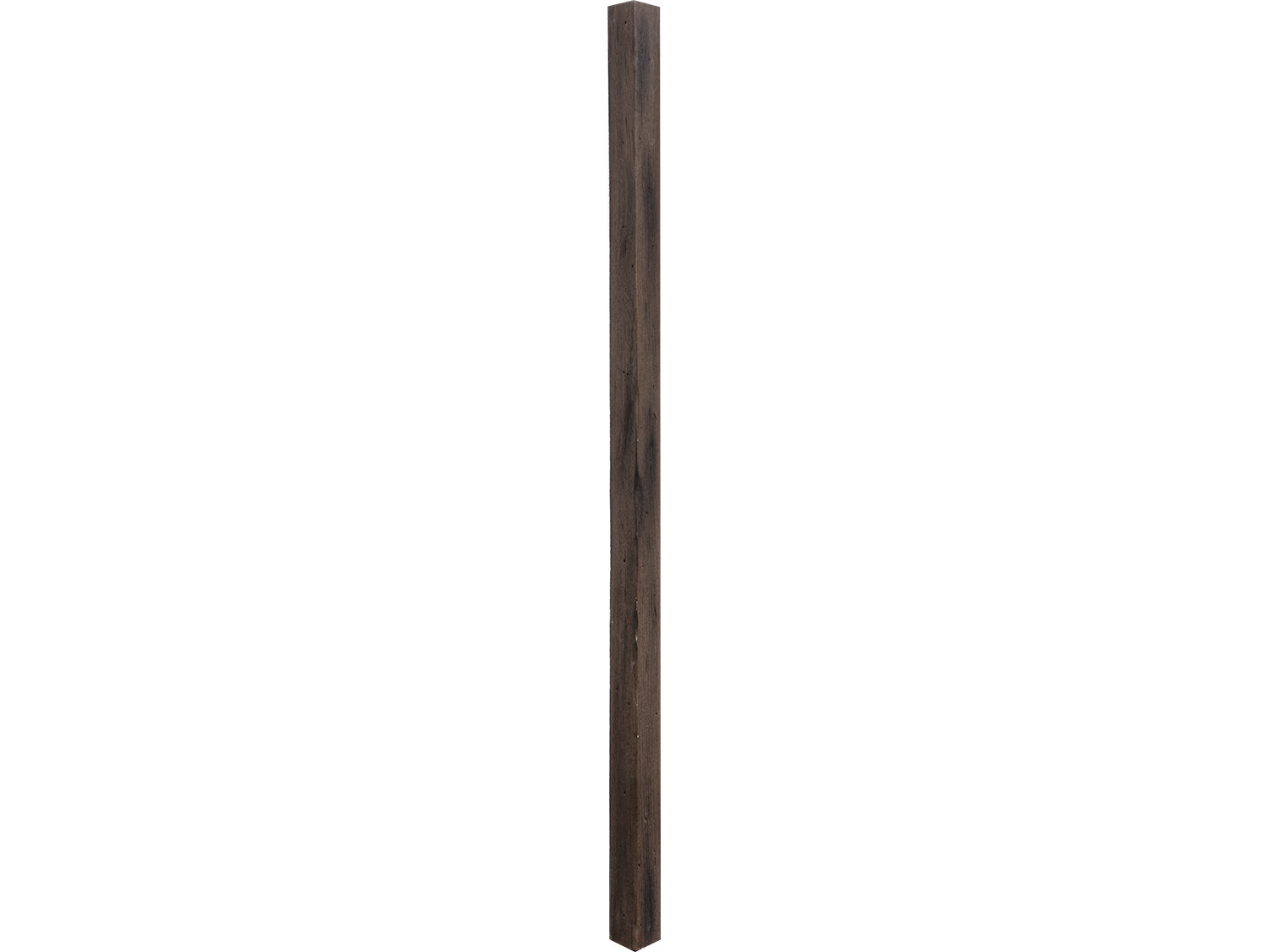 End Grain Faux Wood Inside Corner - Flush