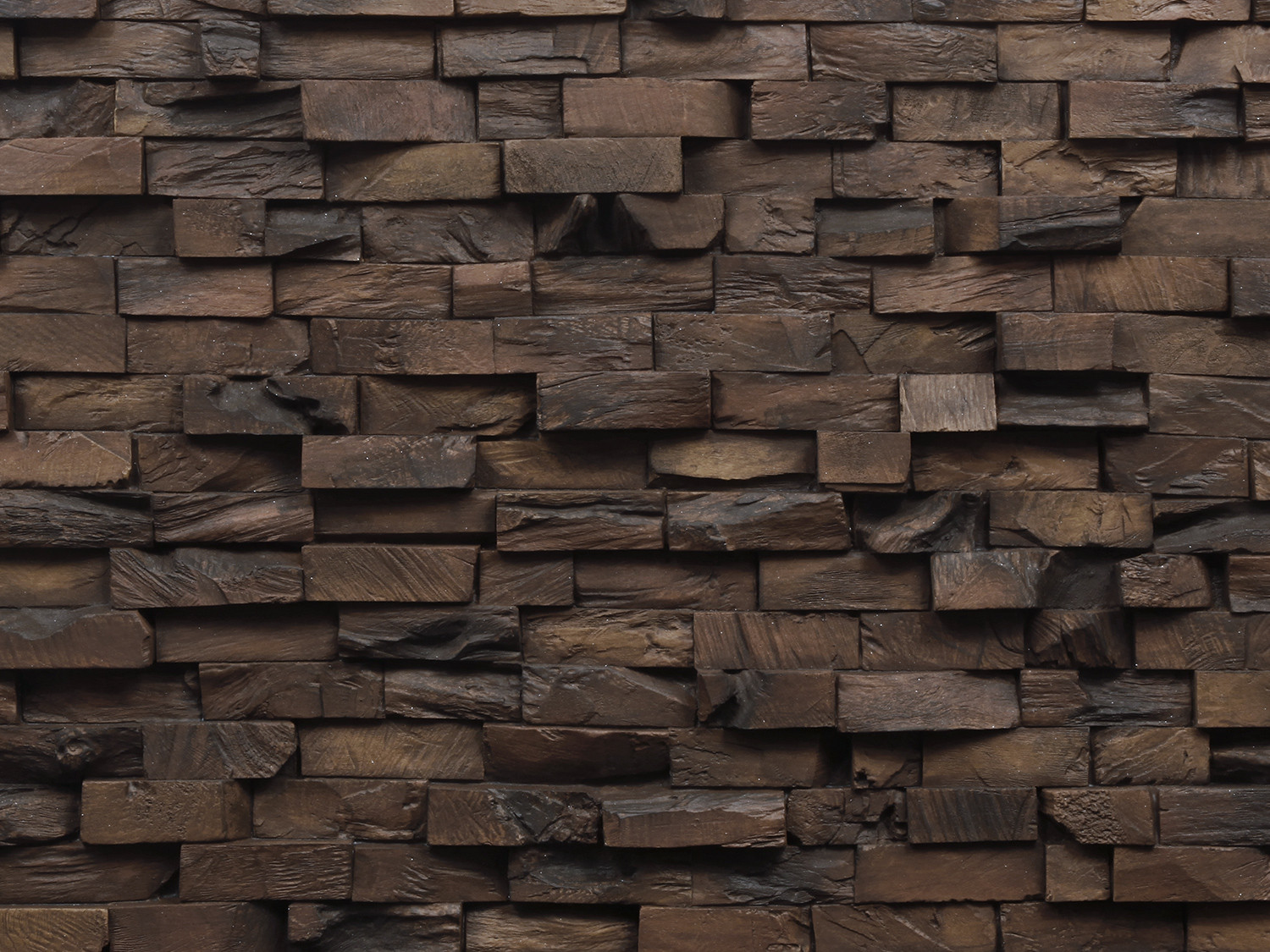 End Grain Faux Wood Panel Sample