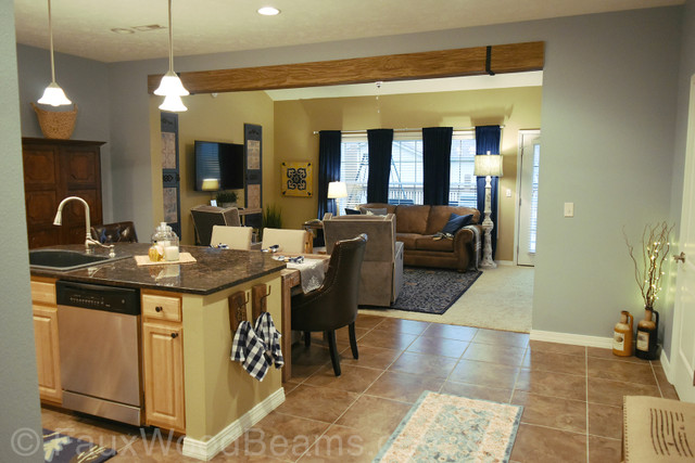 How to Trim a Cased Opening with a Ceiling Beam - Barron Designs