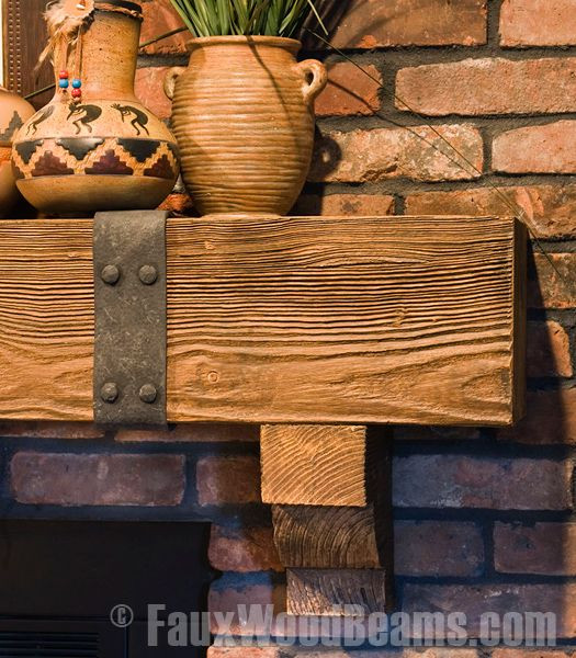 How to Decorate a Beam or Mantel with Strapping Style - Barron Designs