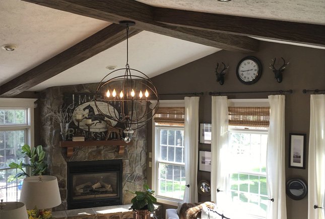 Using Wood Beams in Different Design Styles - Barron Designs