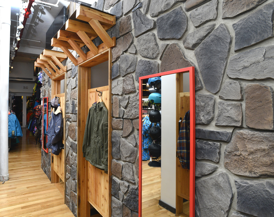 Snowboard Store Gets a Faux Panel Makeover - Barron Designs