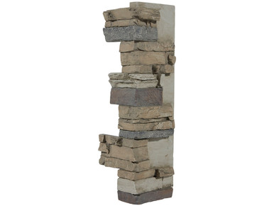 Colorado Dry Stack Faux Stone Outside Corner Panel- Interlocking