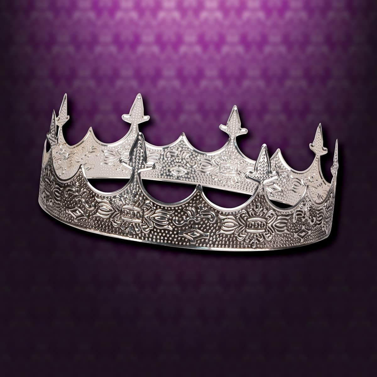 Avalon Lightweight Silver Crown - MuseumReplicas.com