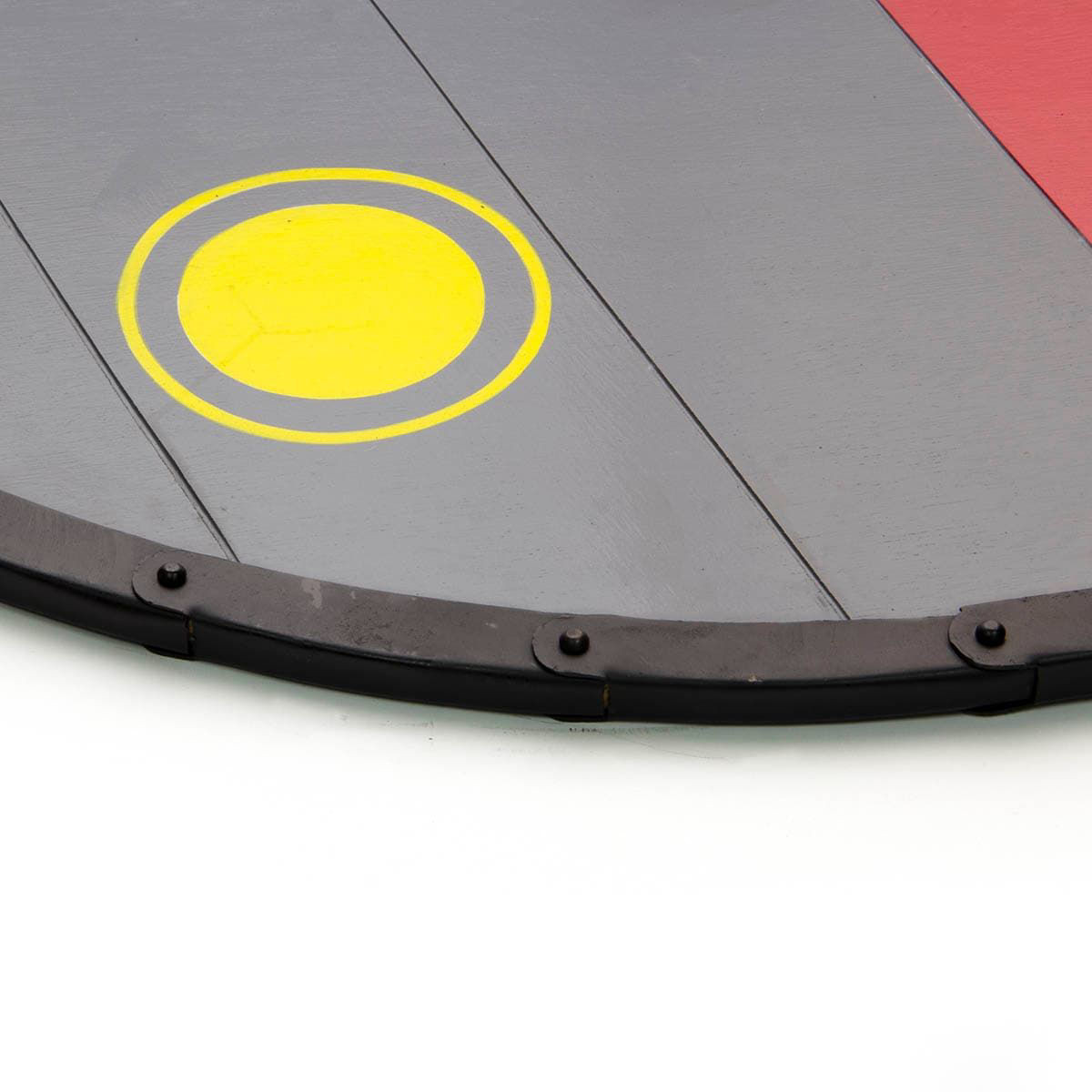 Painted Wood Viking Quadrant Shield- Museum Replicas.com